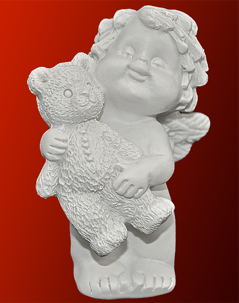 engeltraum.ch - IGOR mit Teddy Figur 1 (Höhe: 7 cm)