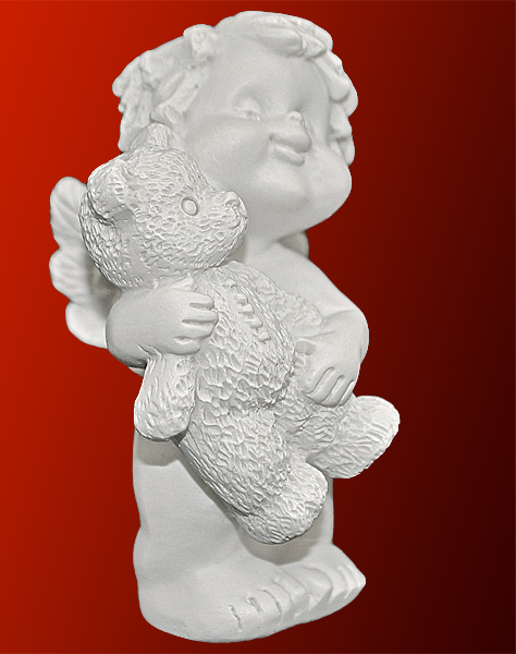 engeltraum.ch - IGOR mit Teddy Figur 1 (Höhe: 7 cm)