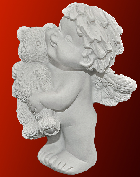 engeltraum.ch - IGOR mit Teddy Figur 1 (Höhe: 7 cm)