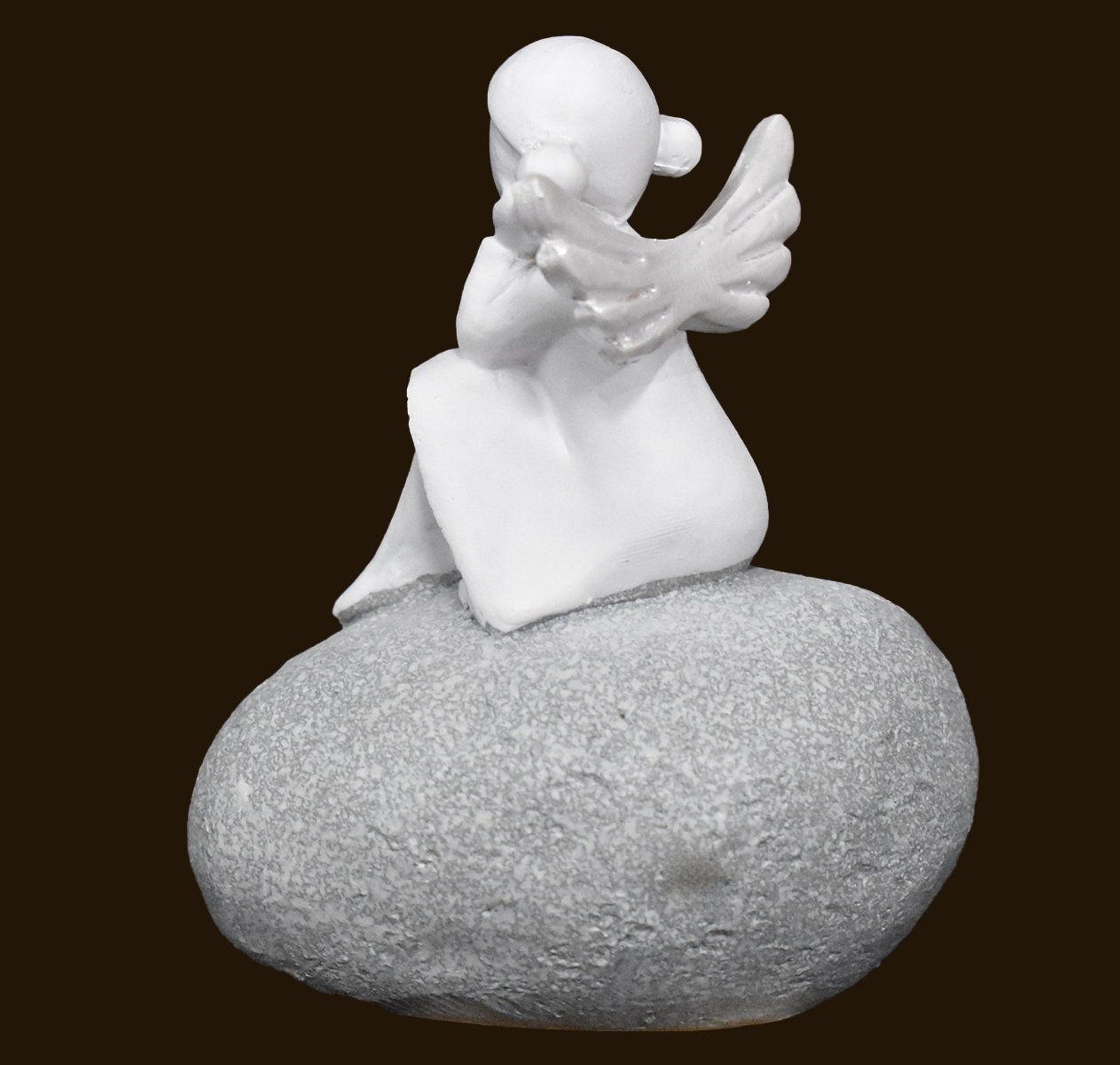 engeltraum.ch - Engel auf Stein «Du bist mein Engel» Höhe: 8 cm