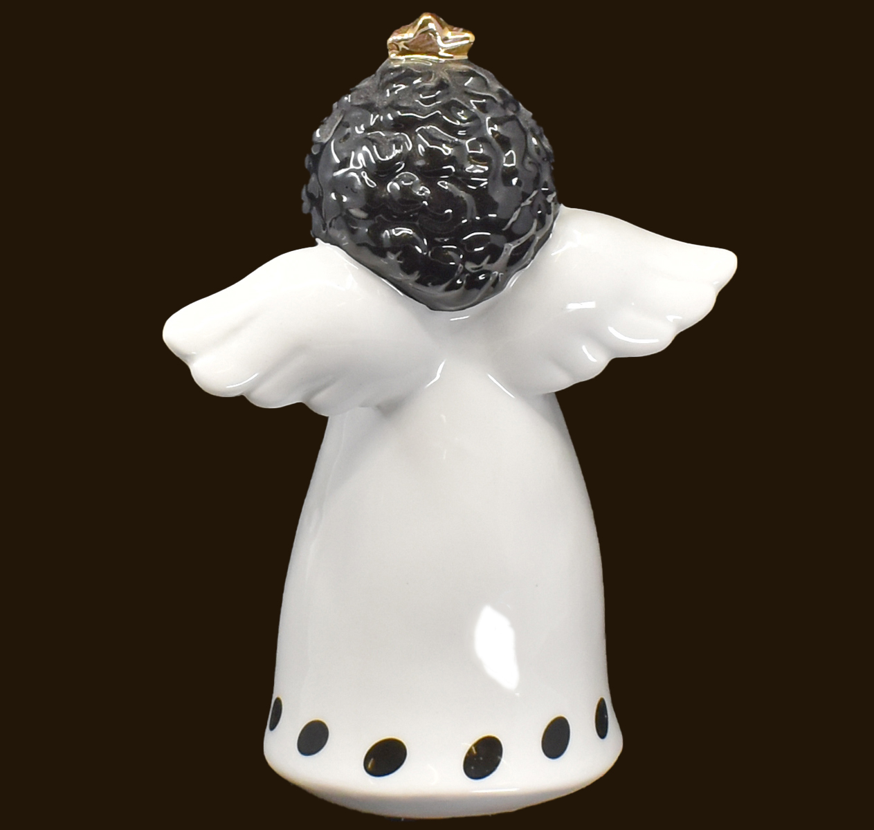 engeltraum.ch - Keramik-Engel weiss mit Herz (Figur 1) Höhe: 18 cm